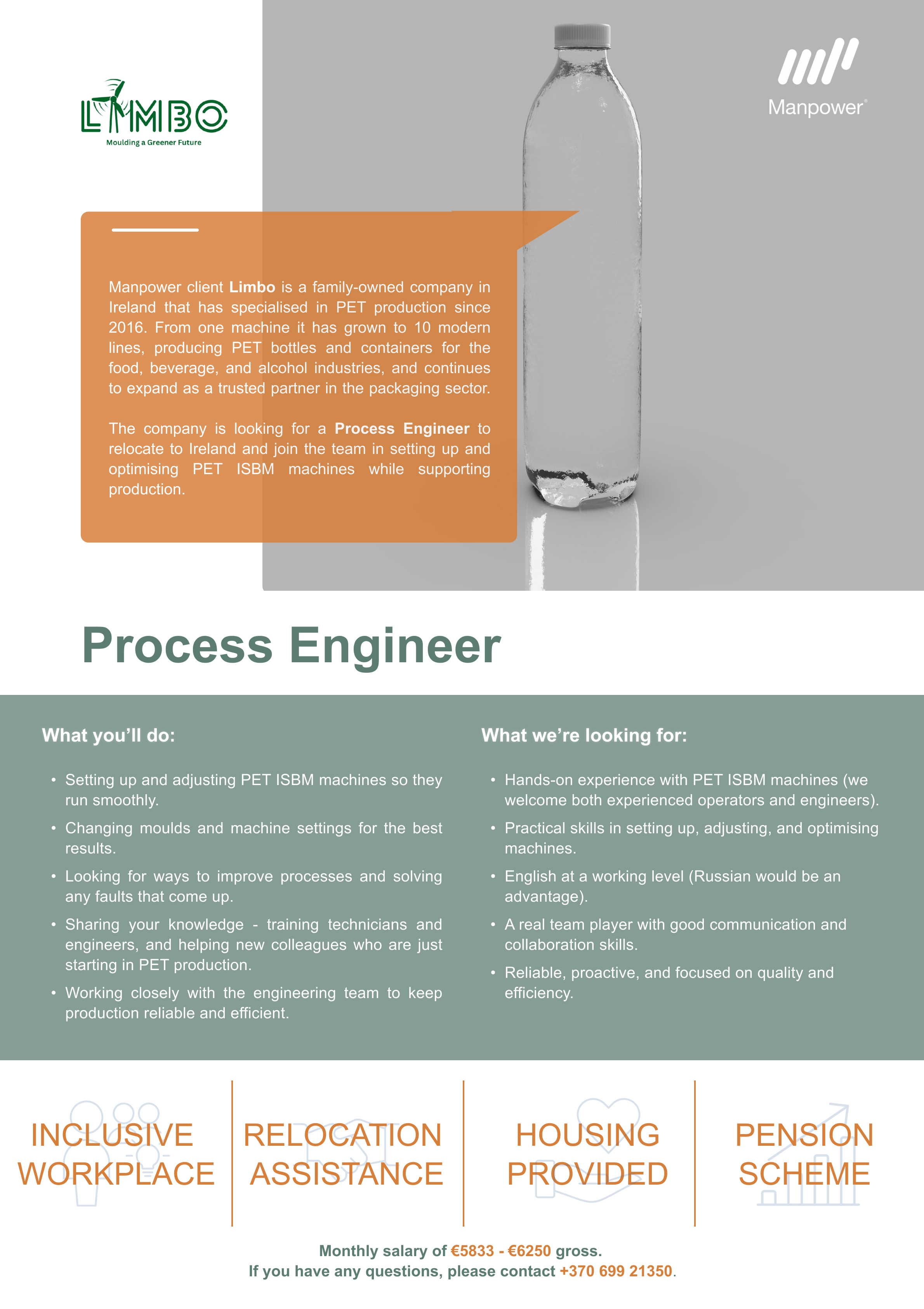 Process Engineer, Manpower Lit, UAB | CV-Online